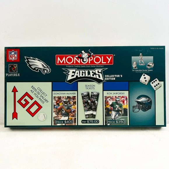 Hasbro | Games | Vintage Monopoly Philadelphia Eagles Collectors ...